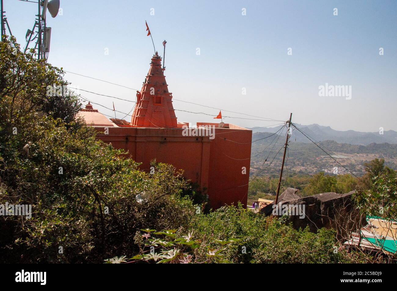 landscape of mount abu from guru shikhar top Stock Photo - Alamy