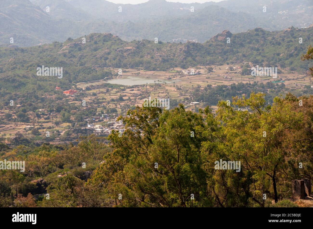 landscape of mount abu from guru shikhar top Stock Photo - Alamy