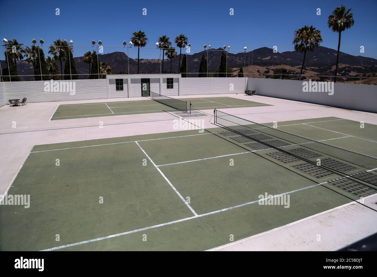 Hearst castle california gardens hi-res stock photography and images ...