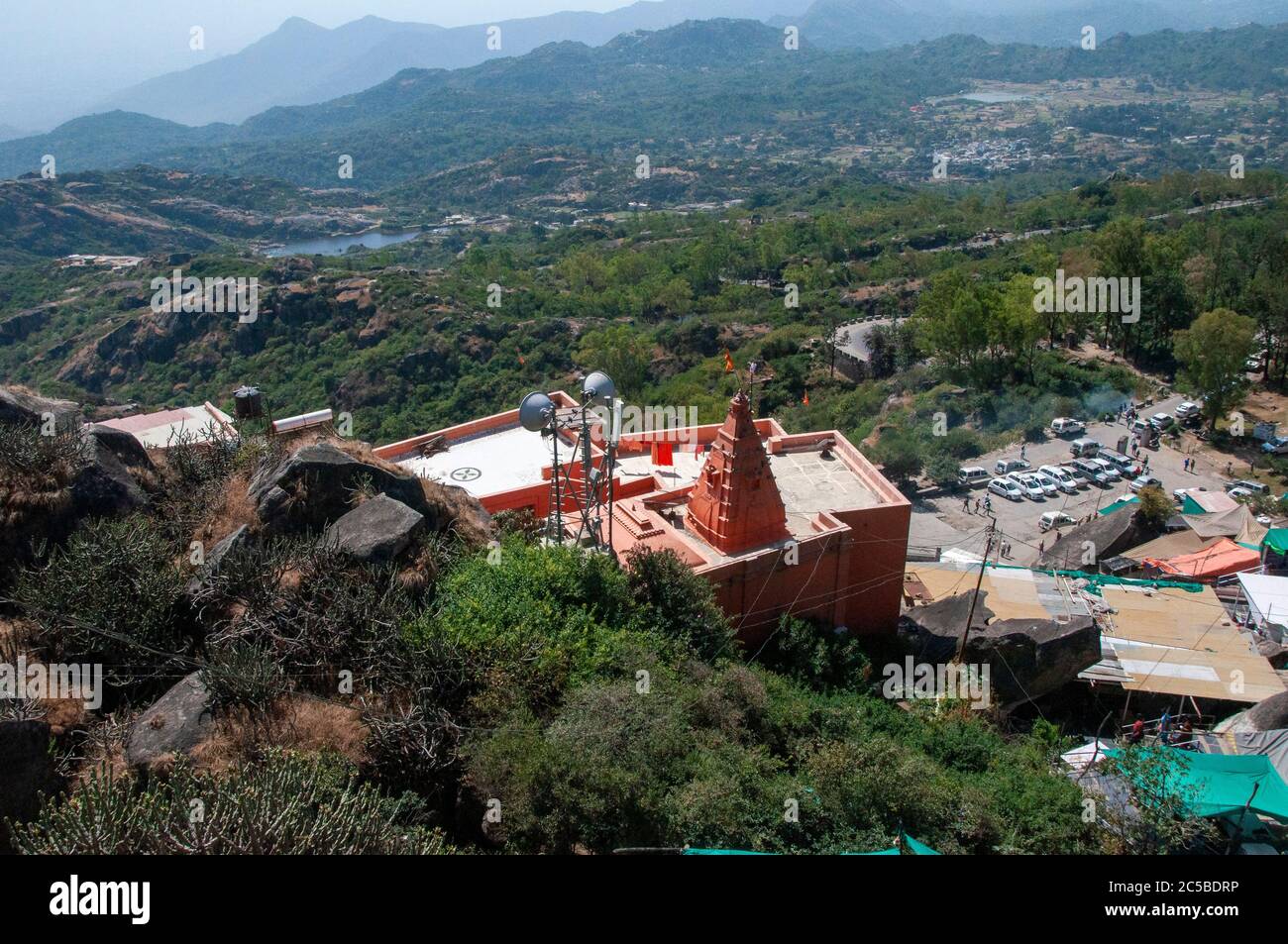 landscape of mount abu from guru shikhar top Stock Photo - Alamy