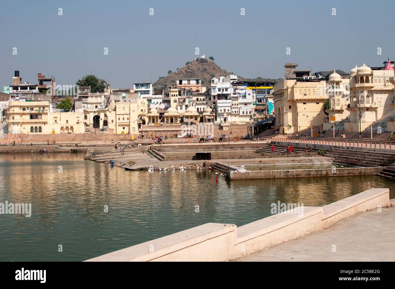 Pushkar Lake or Pushkar Sarovar is a sacred lake of the Hindus is ...