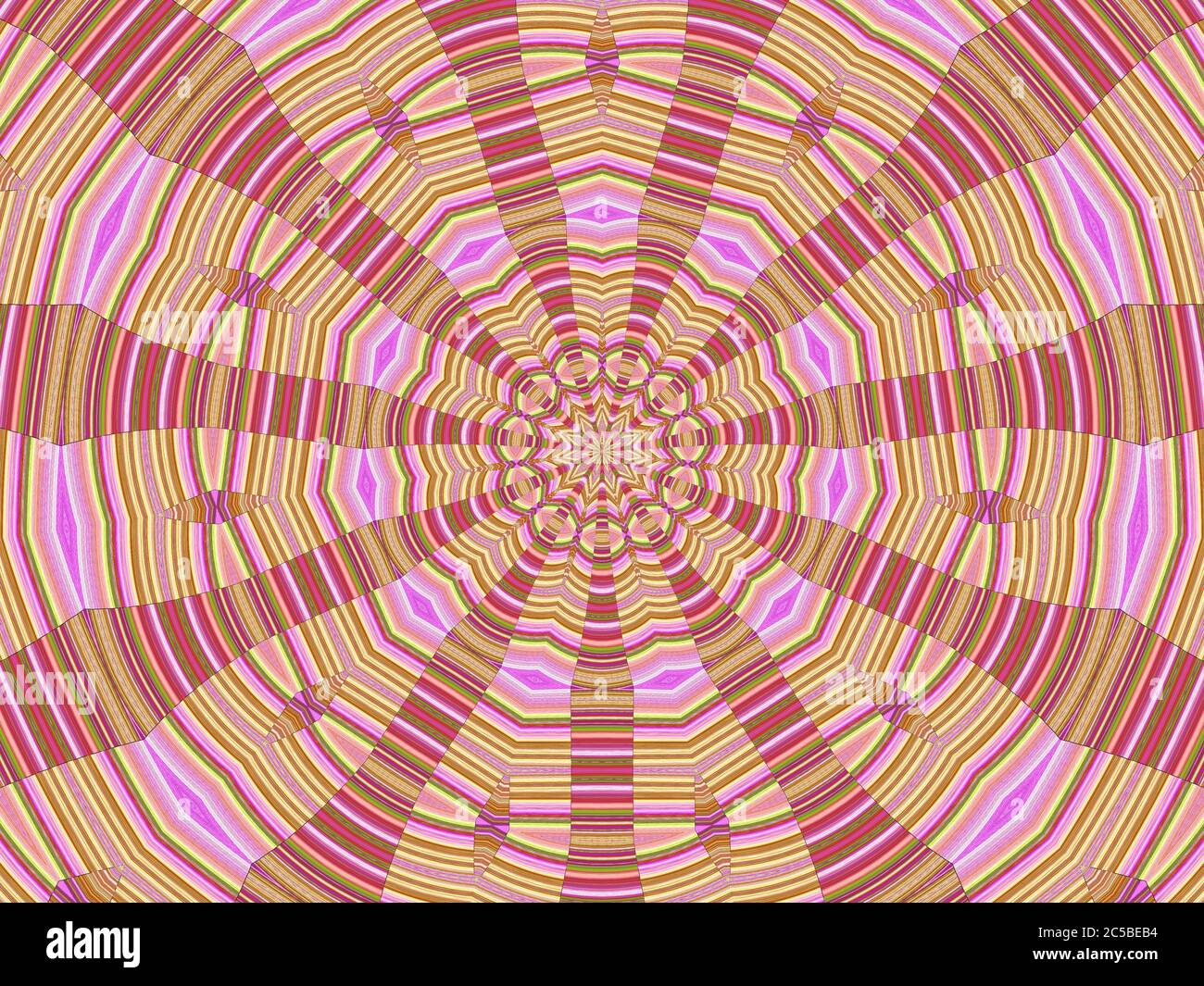 Kaleidoscope pattern Background illustration Stock Photo - Alamy