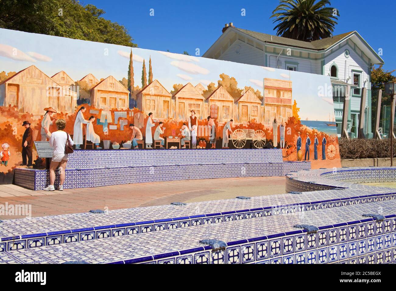 China Alley Memorial, Figueroa Plaza, City of Ventura, Ventura County ...