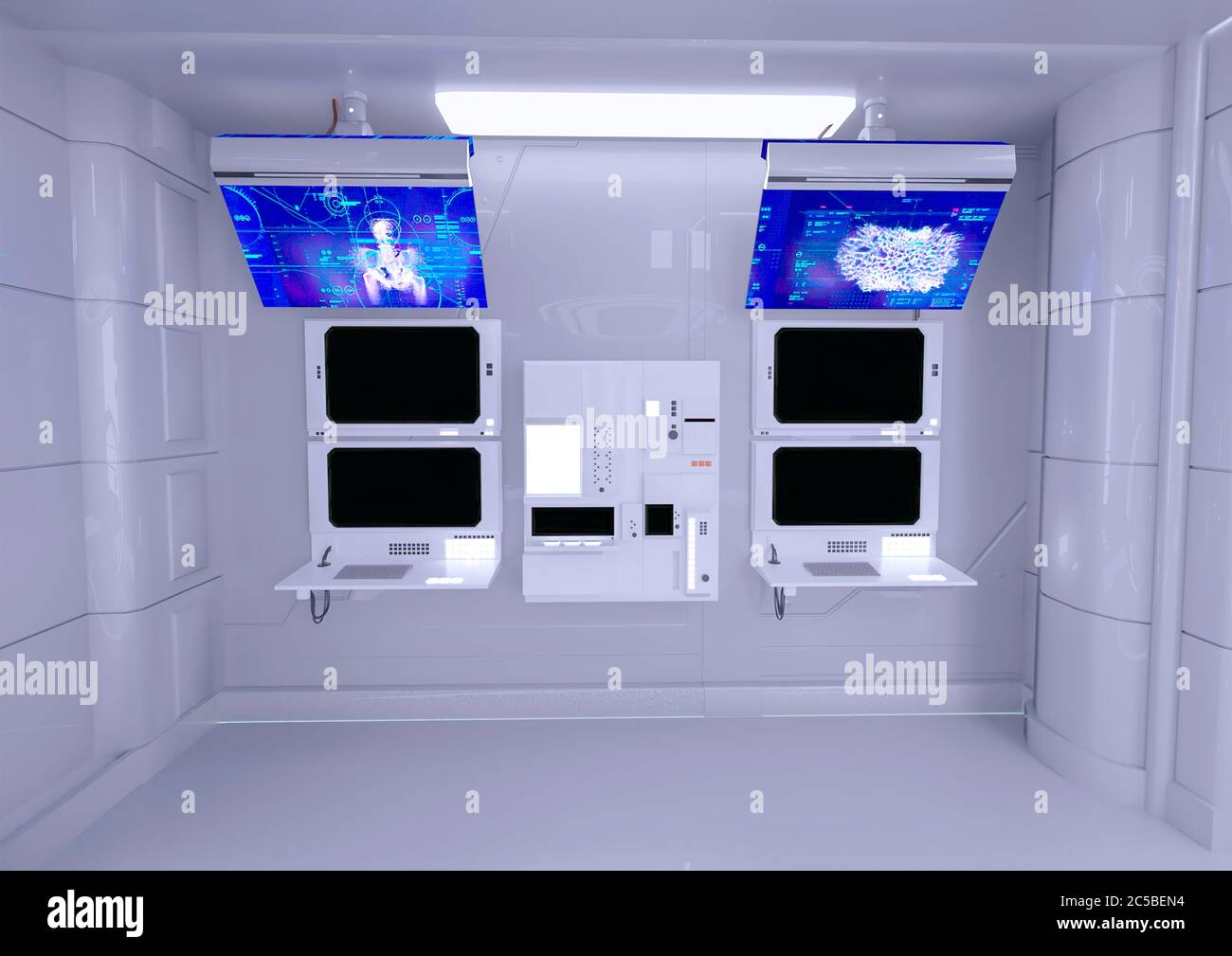 futuristic surgery room, 3d illustration Stock Photo - Alamy