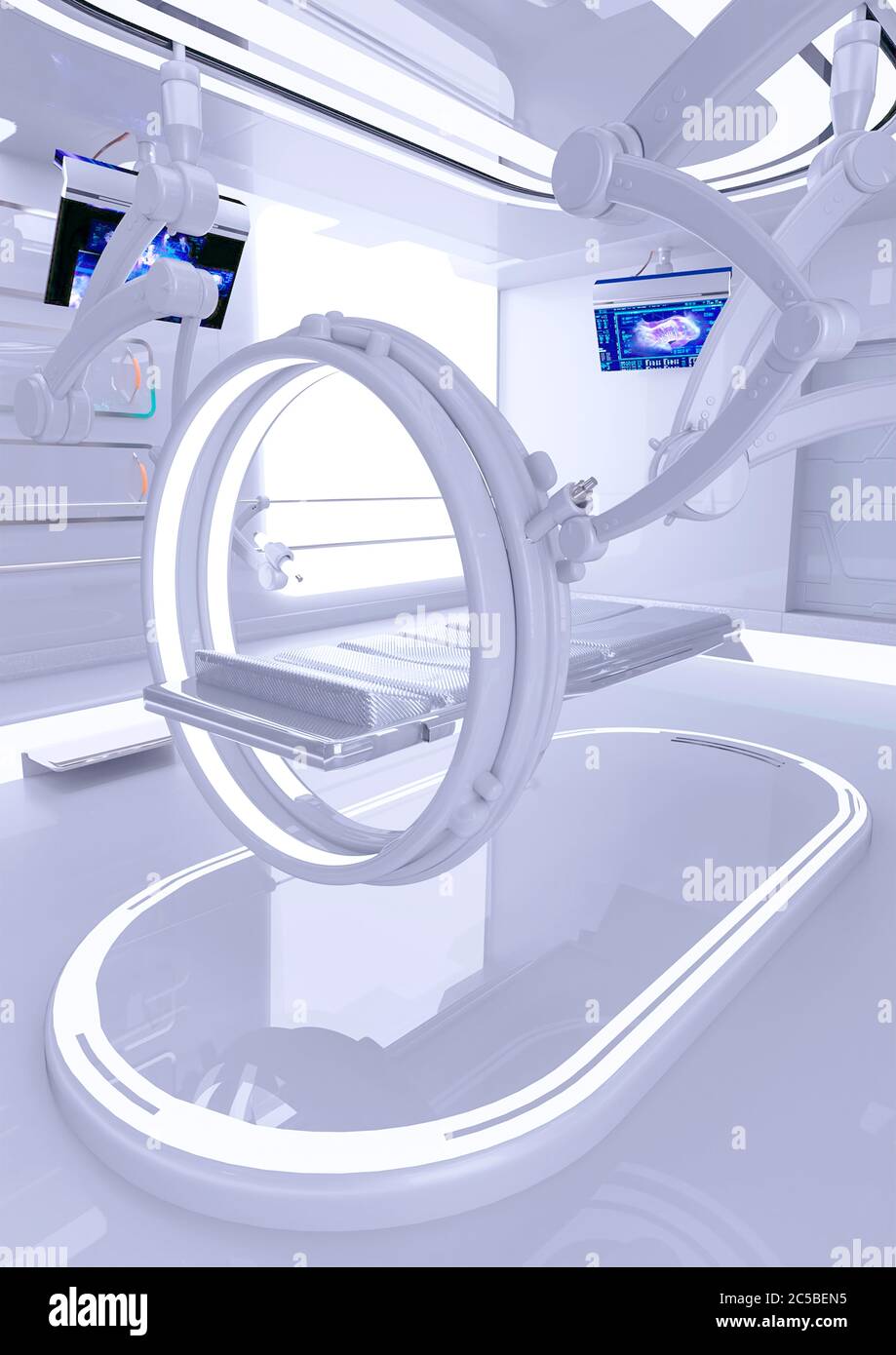 futuristic surgery room, 3d illustration Stock Photo - Alamy