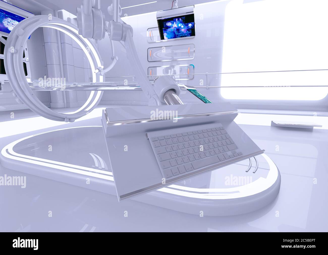 futuristic surgery room, 3d illustration Stock Photo - Alamy