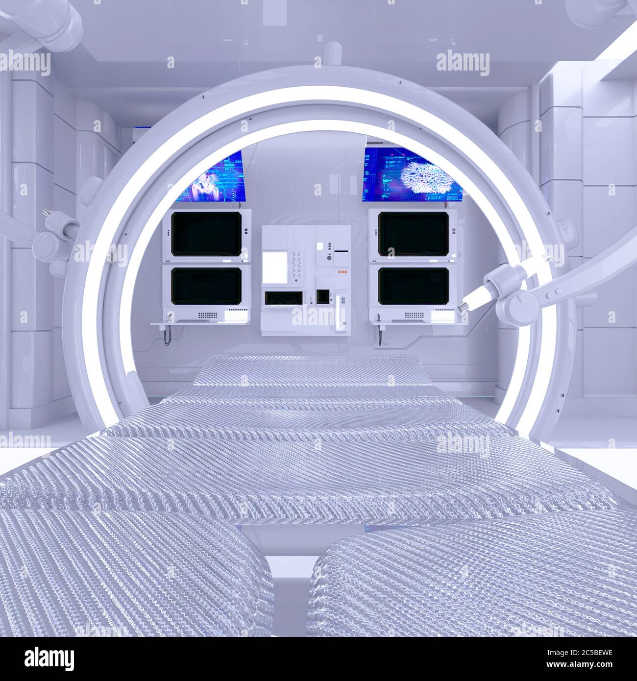 futuristic surgery room, 3d illustration Stock Photo - Alamy