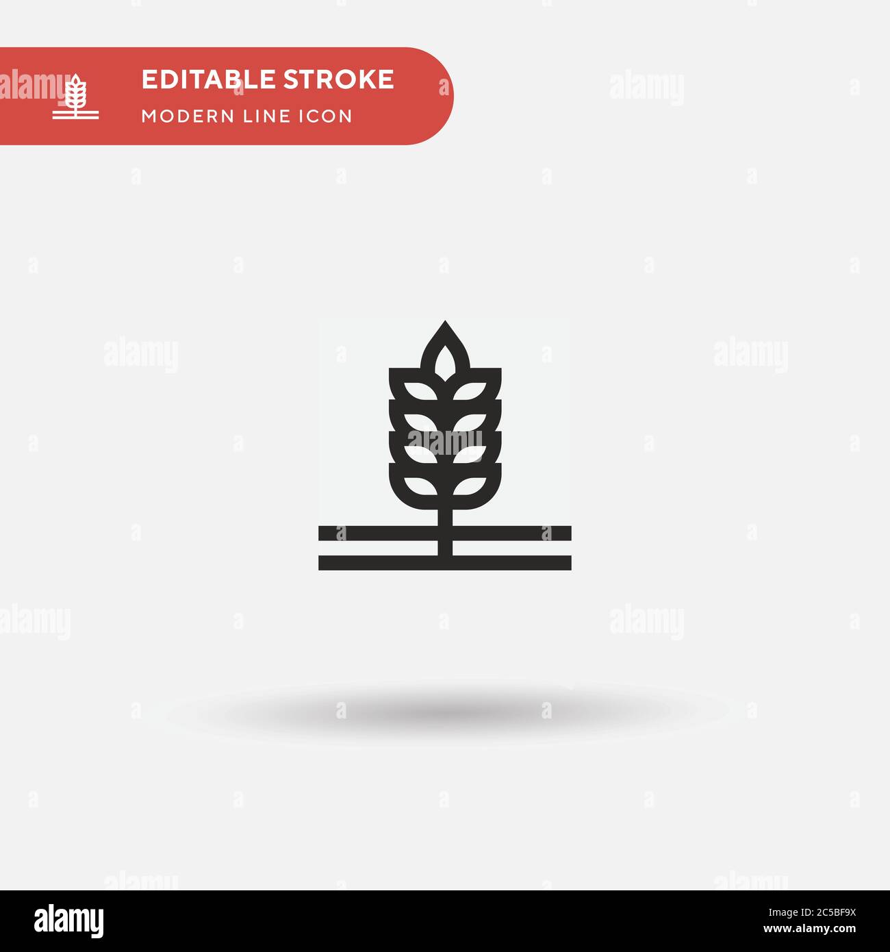 Crop Simple vector icon. Illustration symbol design template for web ...