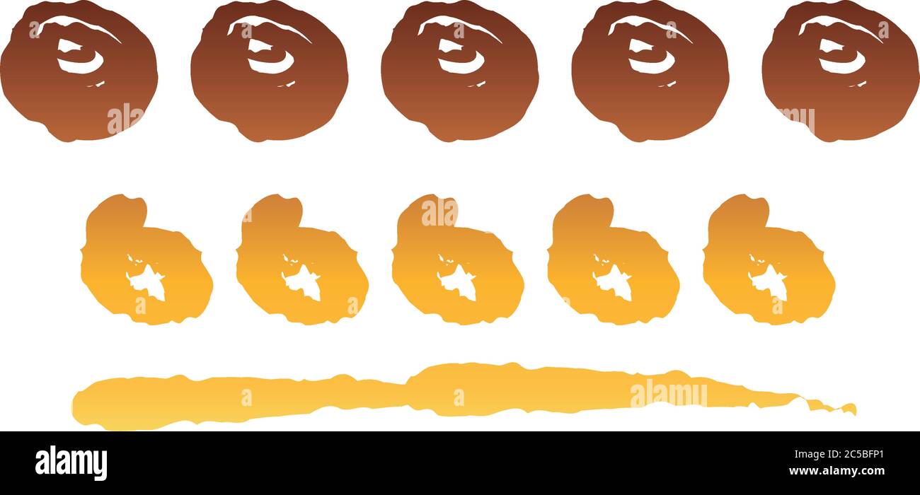 twister circular forms and lines creative design with brush stroke ...