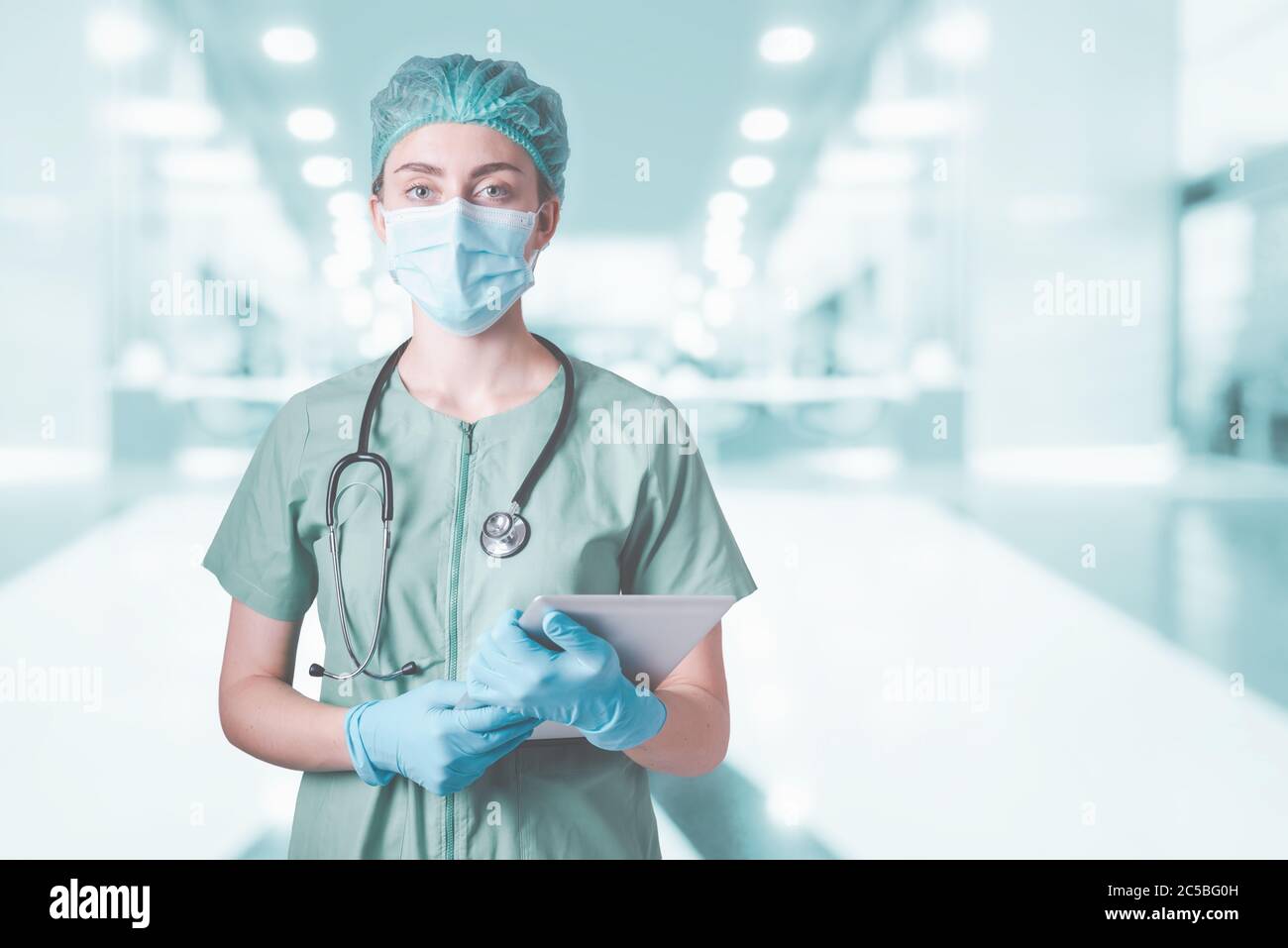 Medical Surgical Doctor and Health Care, Portrait of Surgeon Doctor in ...