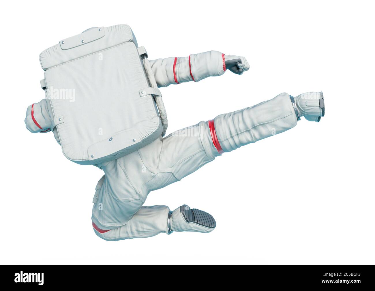 Astronaut Kicked