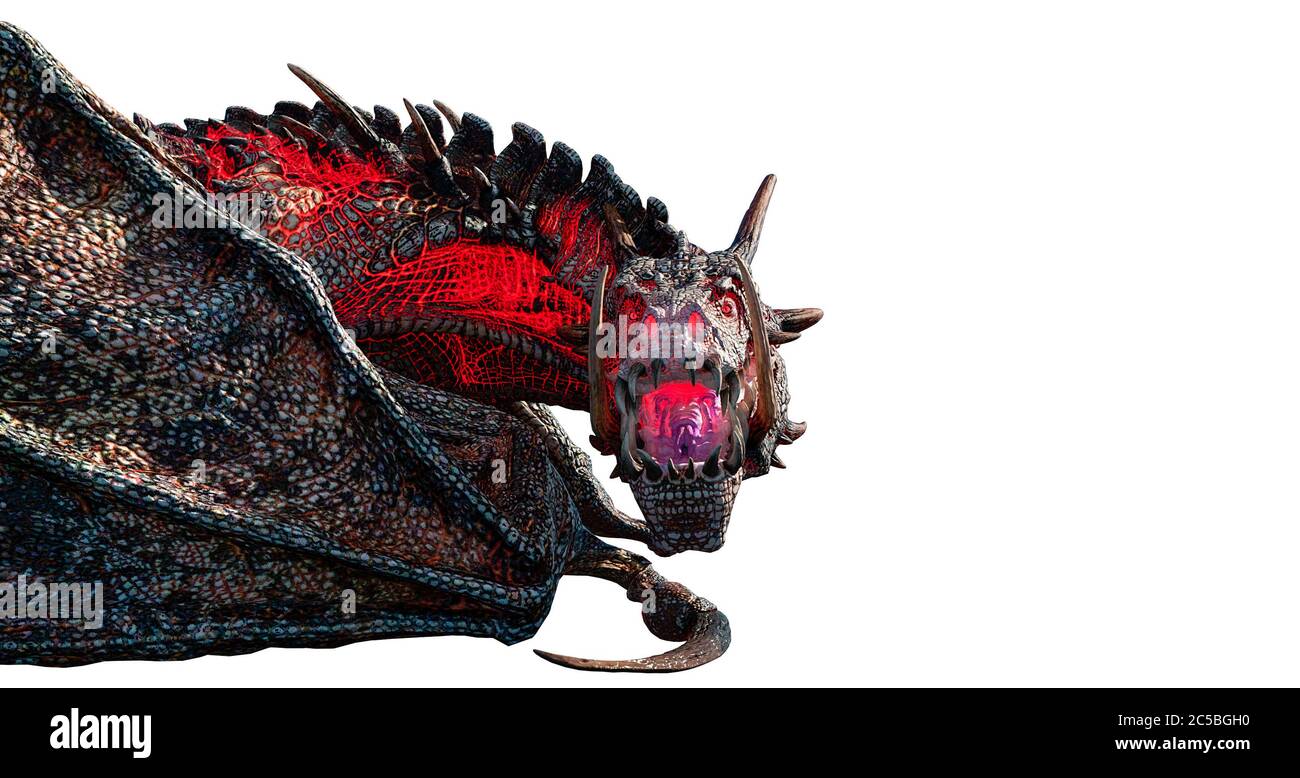 dragon , 3d illustration Stock Photo - Alamy