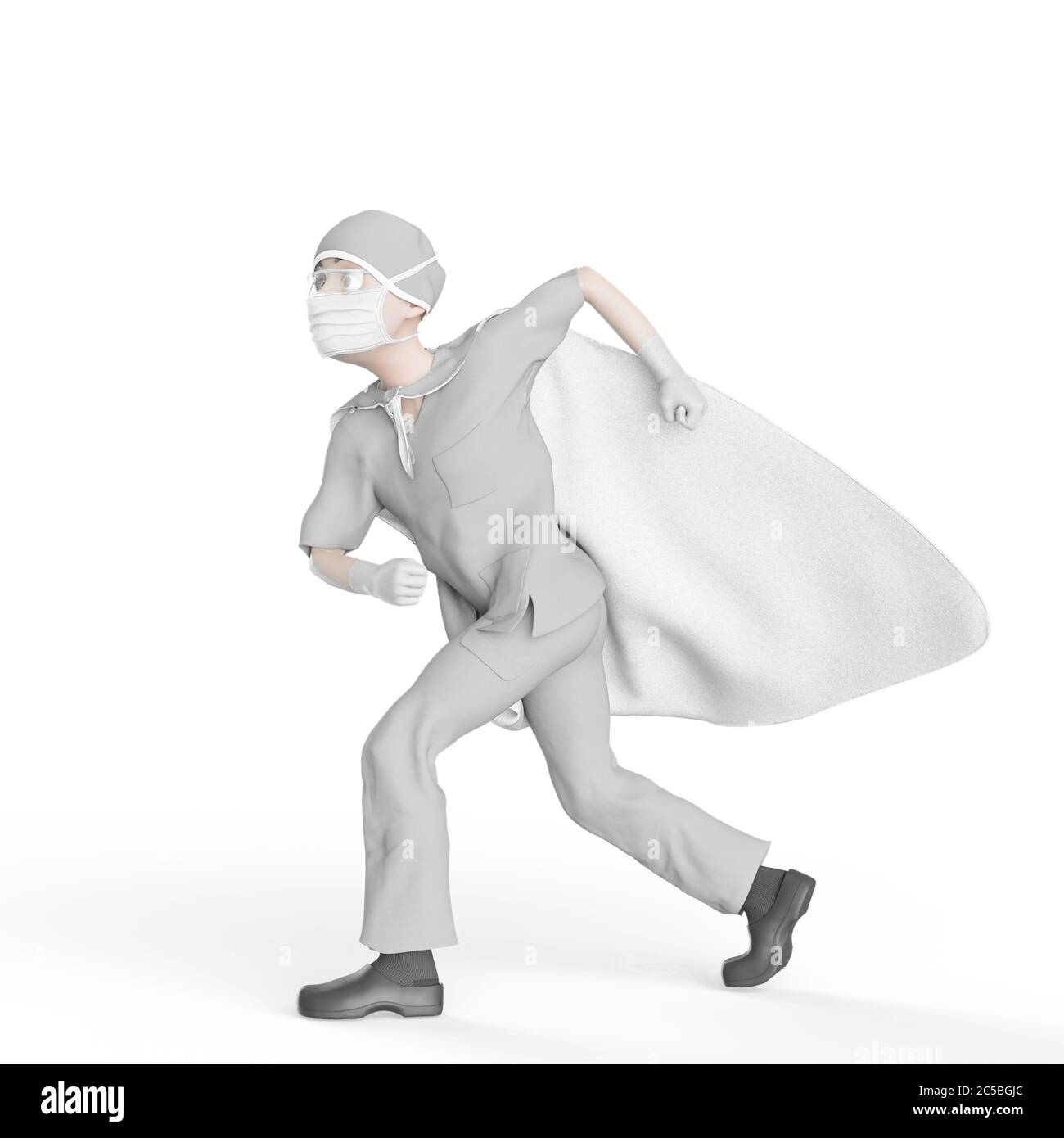 Animated Doctor Walking