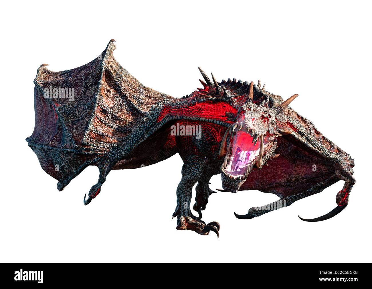 dragon , 3d illustration Stock Photo - Alamy
