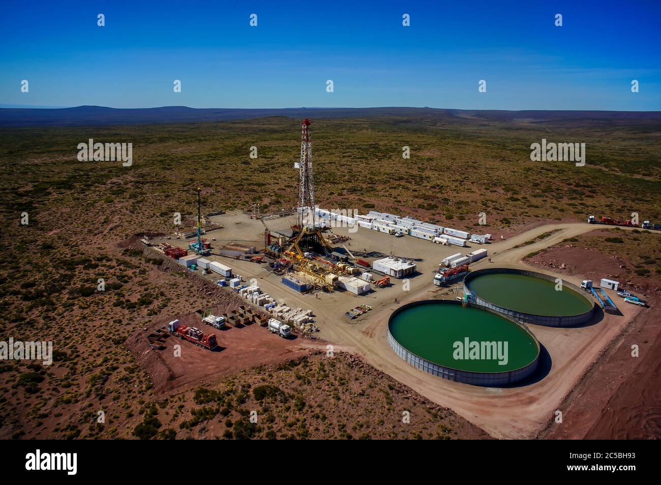 Fracking Site Aerial