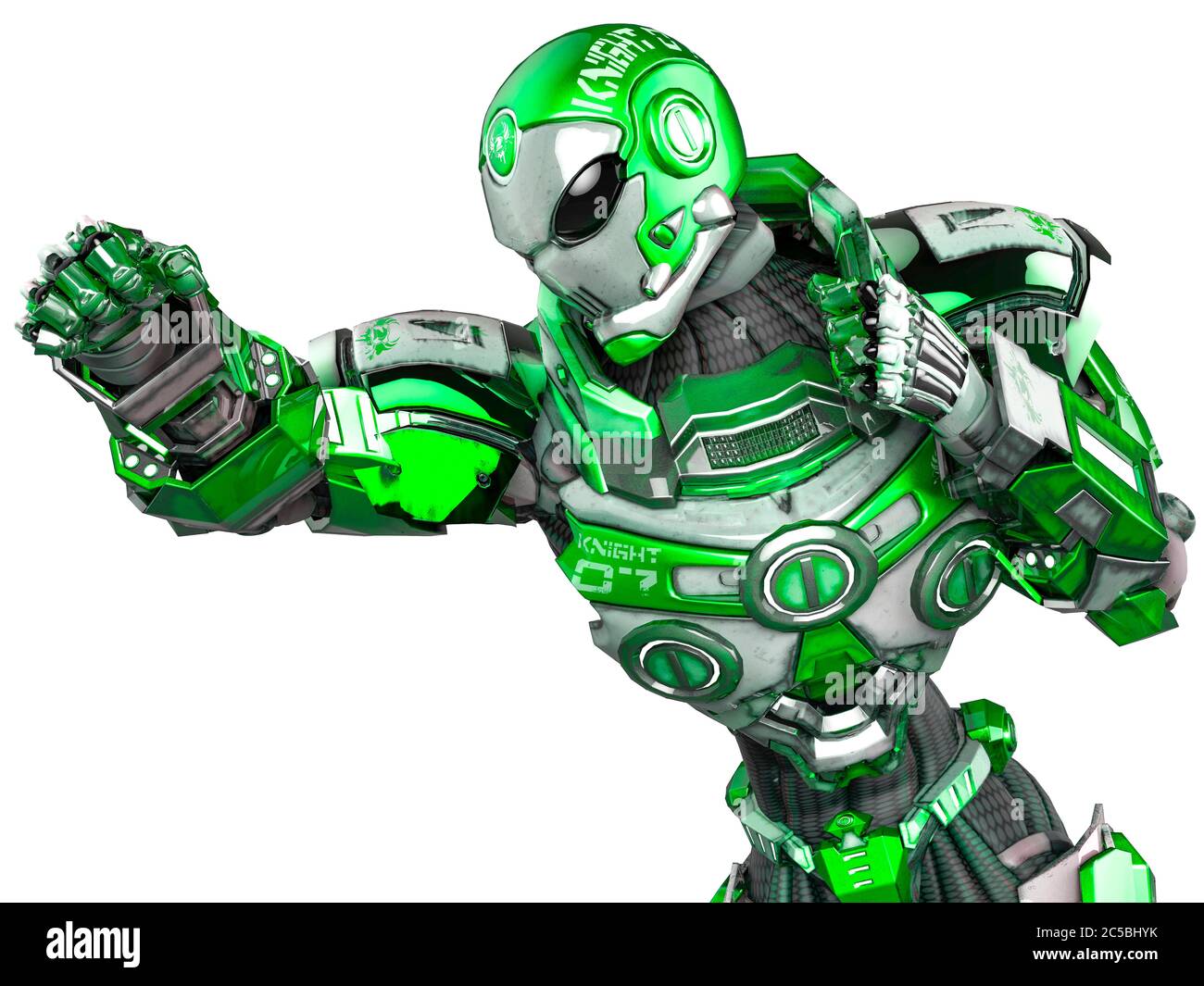 knight vision fighter, 3d illustration Stock Photo - Alamy