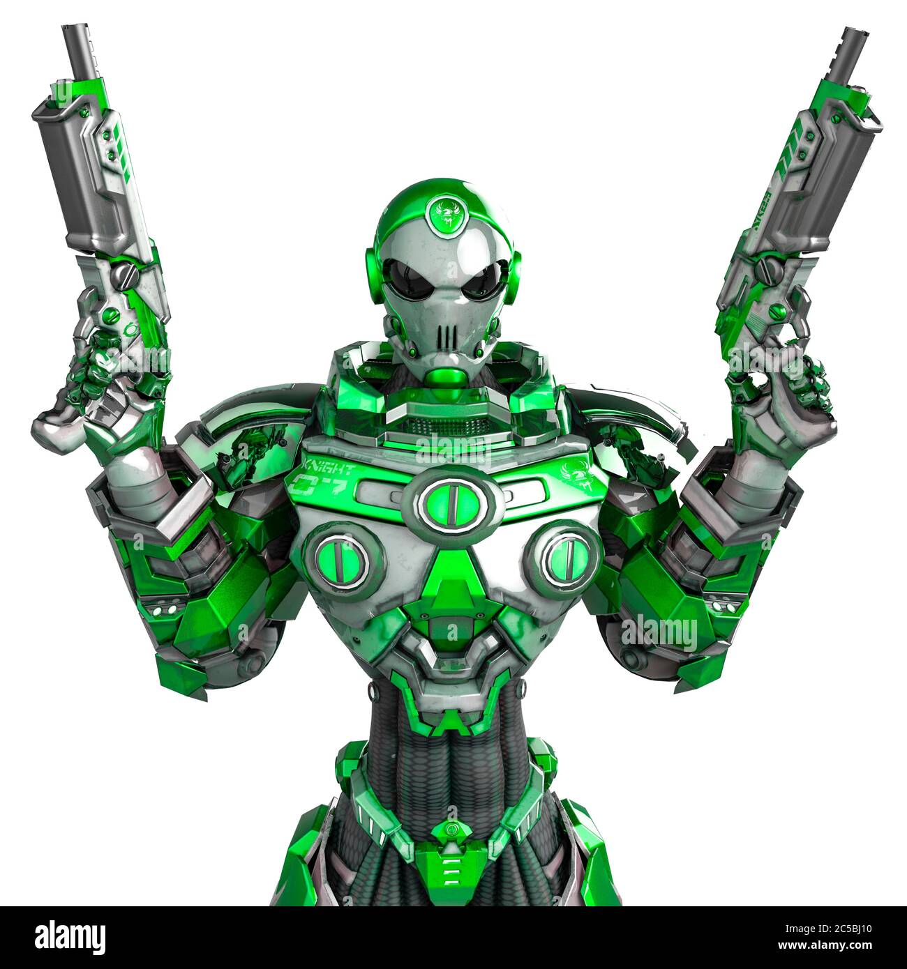 knight vision loaded, 3d illustration Stock Photo - Alamy