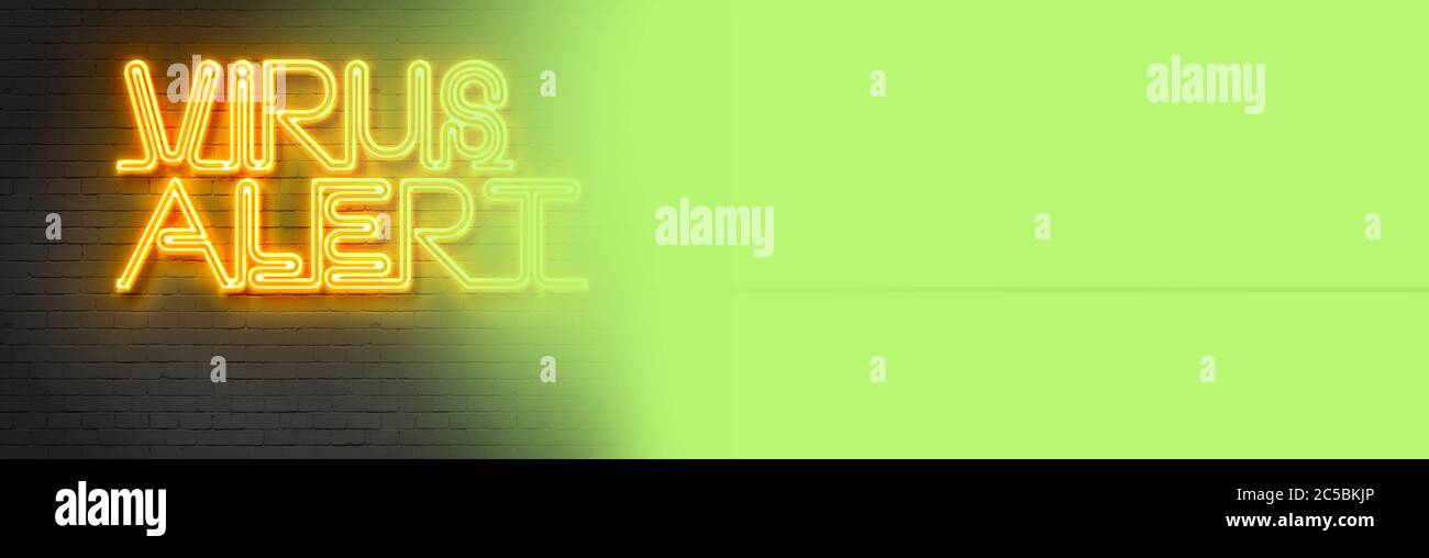 Digital 3d illustration of virus alert Stock Photo - Alamy