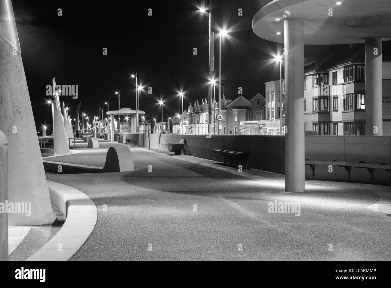 Seawall, sea wall, promenade, waterfront, sea, defences, of towns, of ...