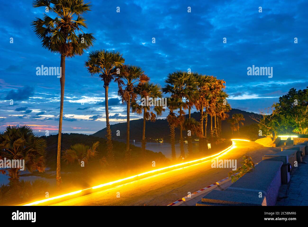 The sugar palm is a symbol of Promthep cape viewpoint. Promthep cape ...
