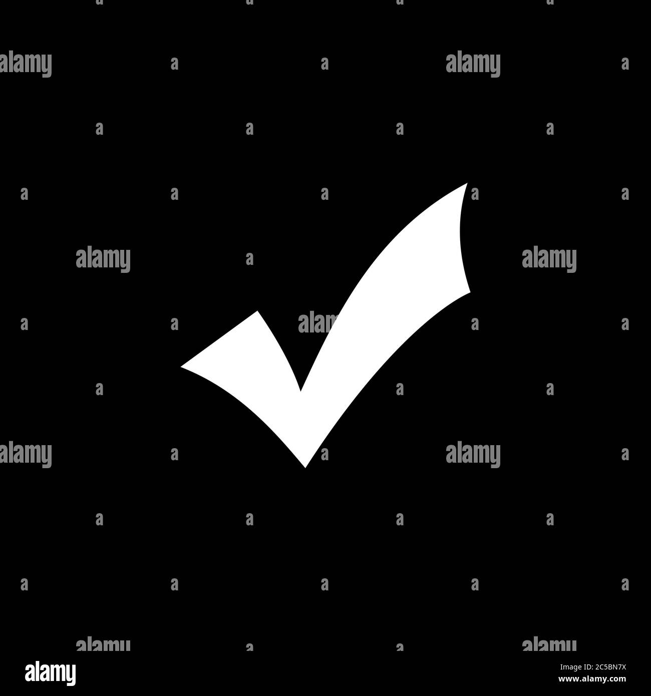 Right Icon On Black Background. Black Flat Style Vector Illustration ...