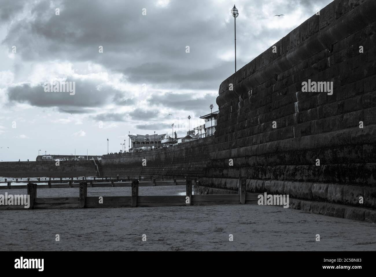 Seawall, sea wall, promenade, waterfront, sea, defences, of towns, of ...