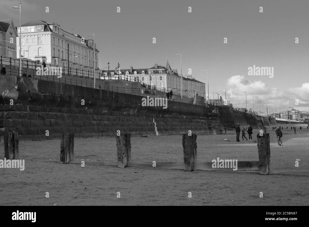 Seawall, sea wall, promenade, waterfront, sea, defences, of towns, of ...