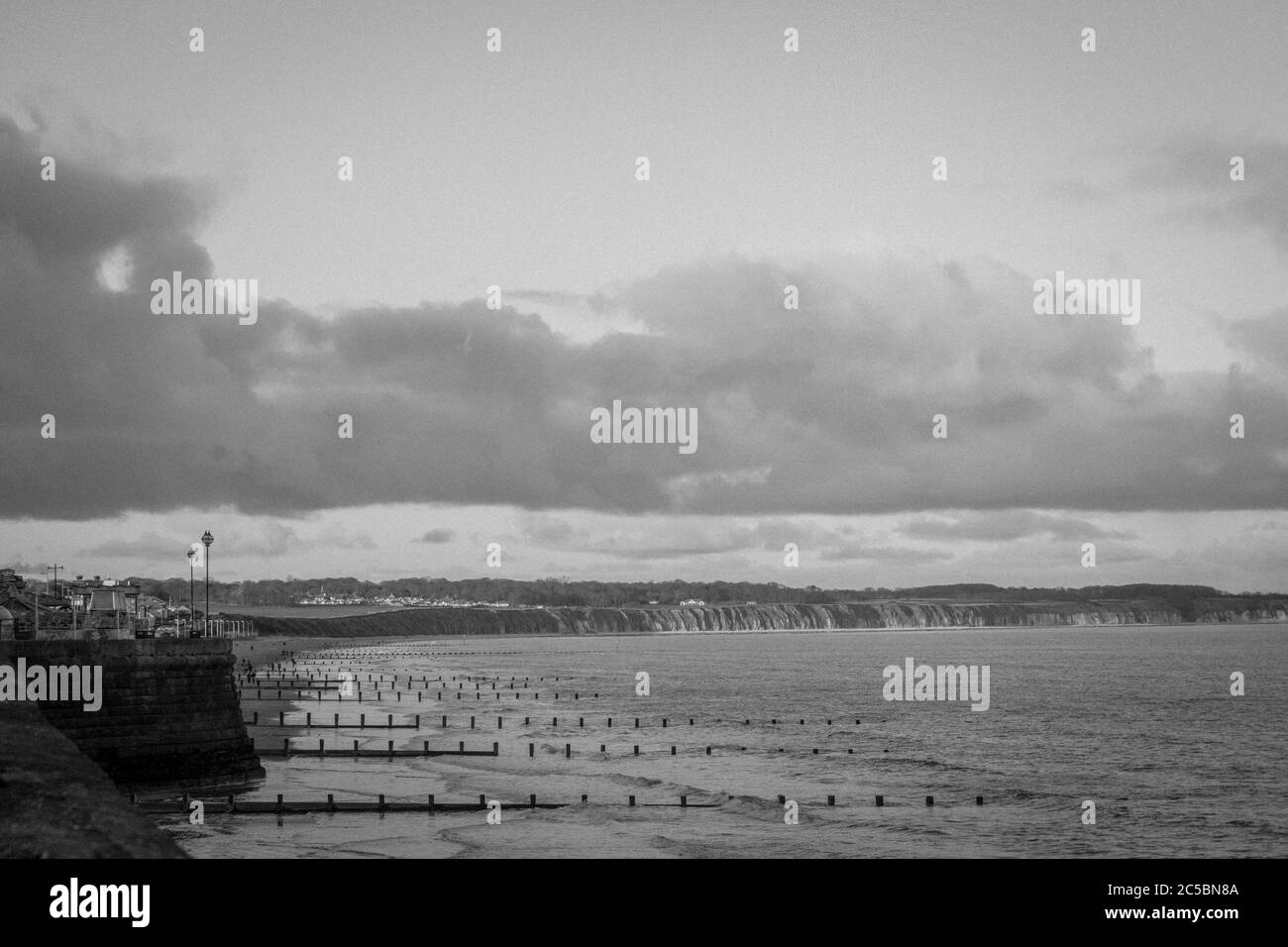 Seawall, sea wall, promenade, waterfront, sea, defences, of towns, of ...