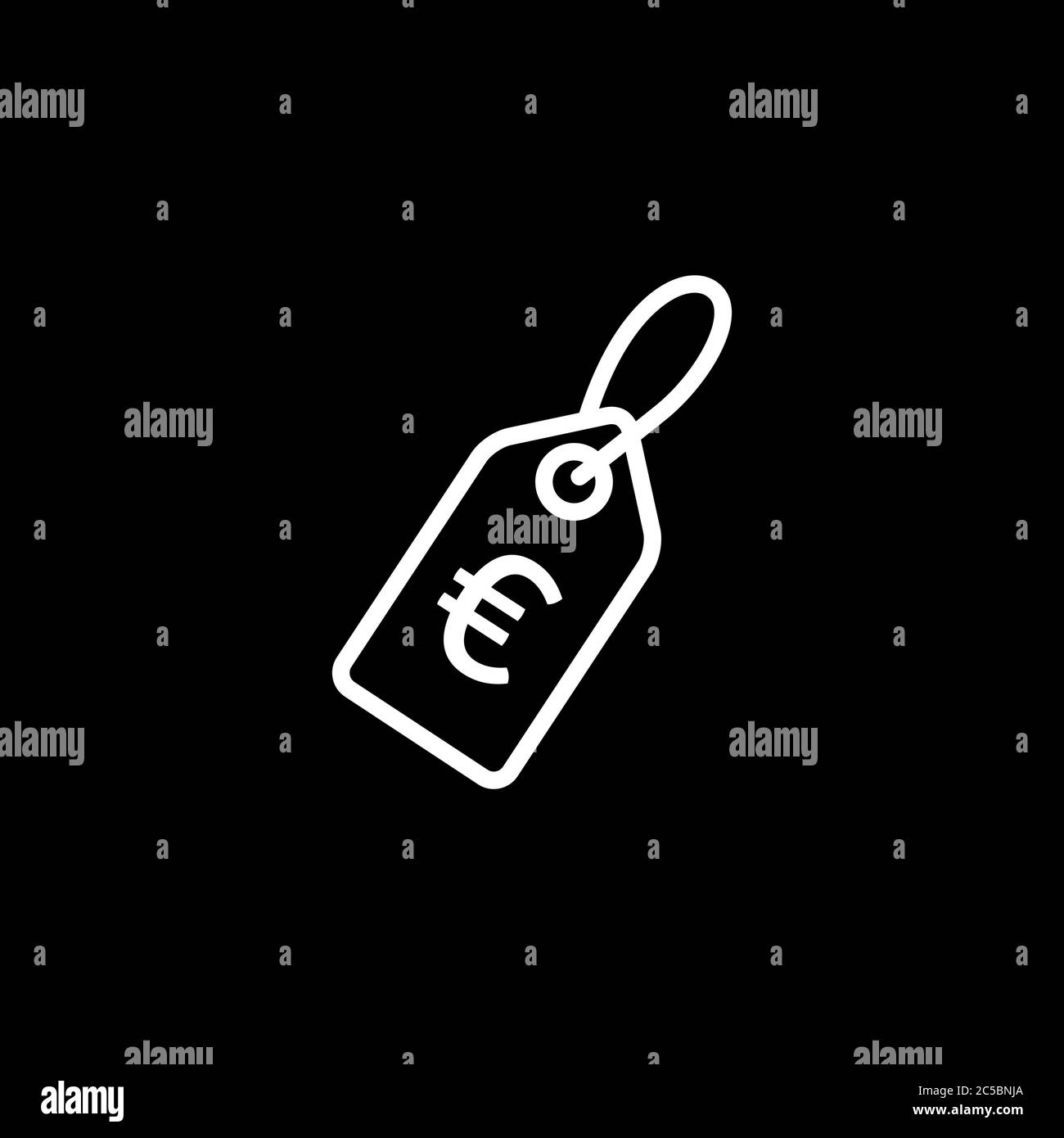 Euro price tag label Stock Vector Images - Alamy