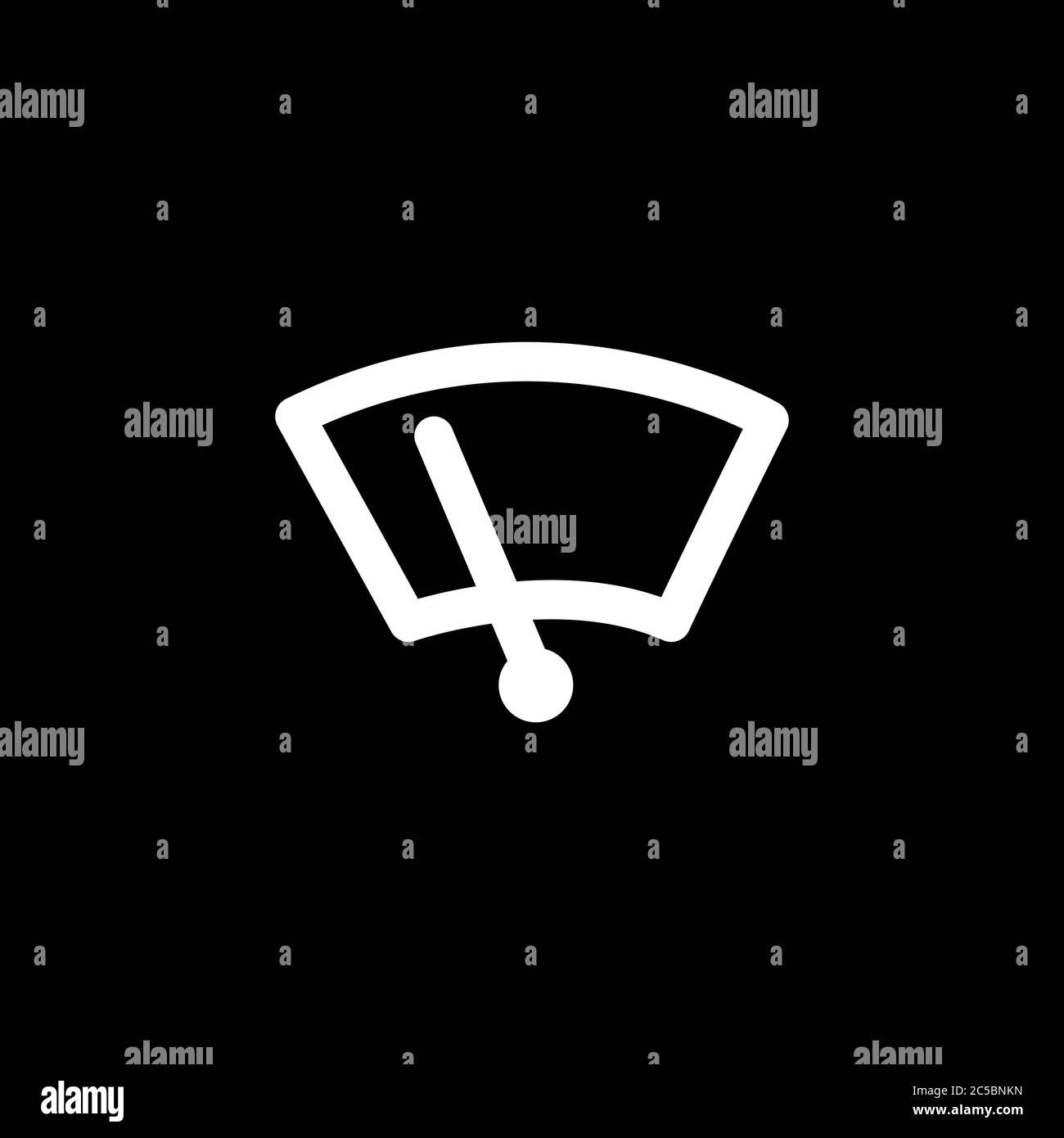 Speedometer Icon On Black Background. Black Flat Style Vector ...