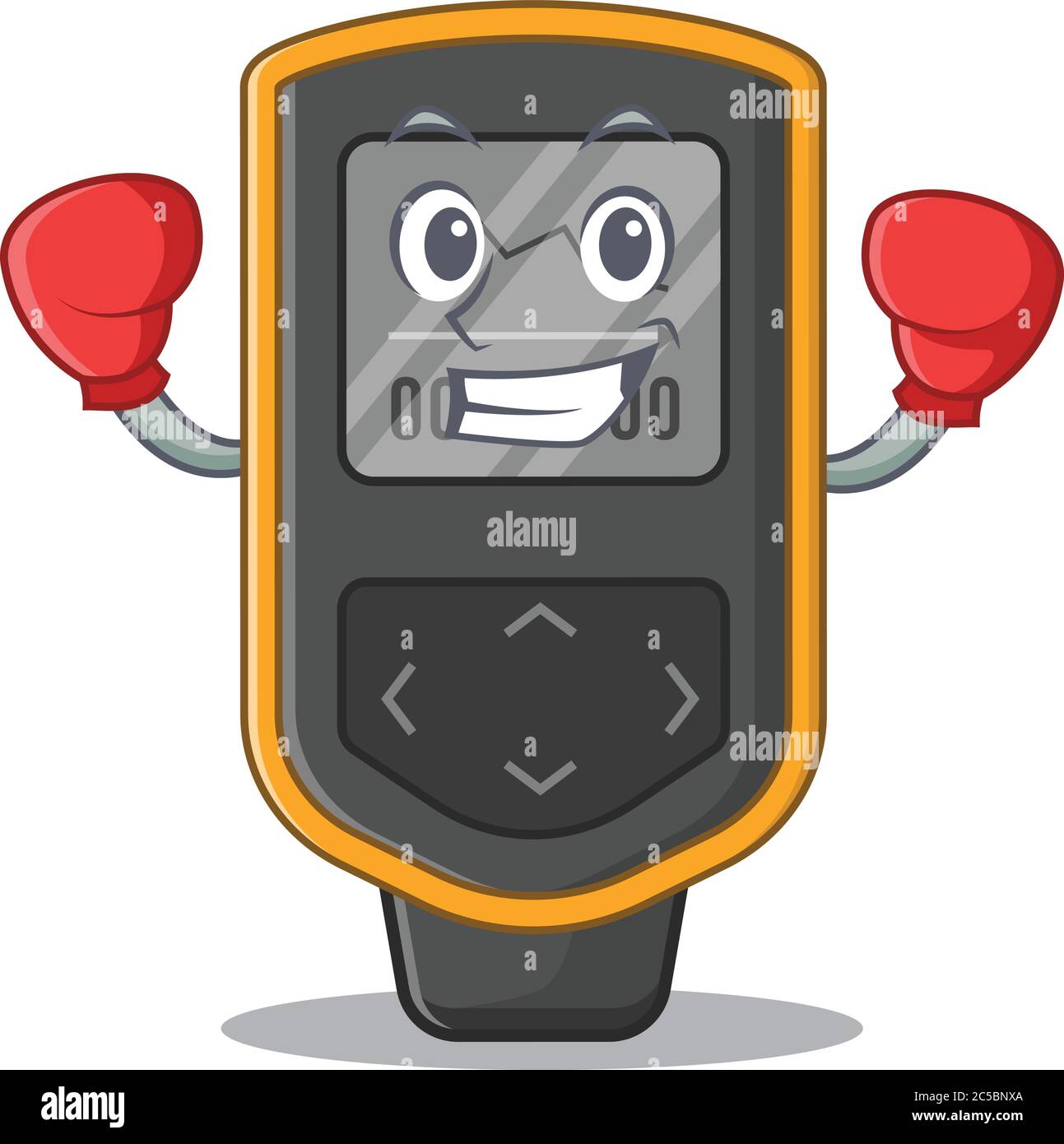 Dive computer Caricature character design as a champion of boxing ...