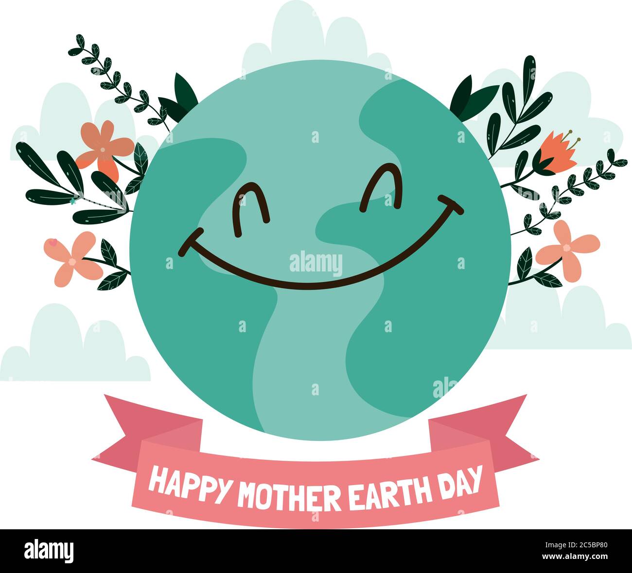 Happy mother earth day card Stock Vector Image & Art - Alamy