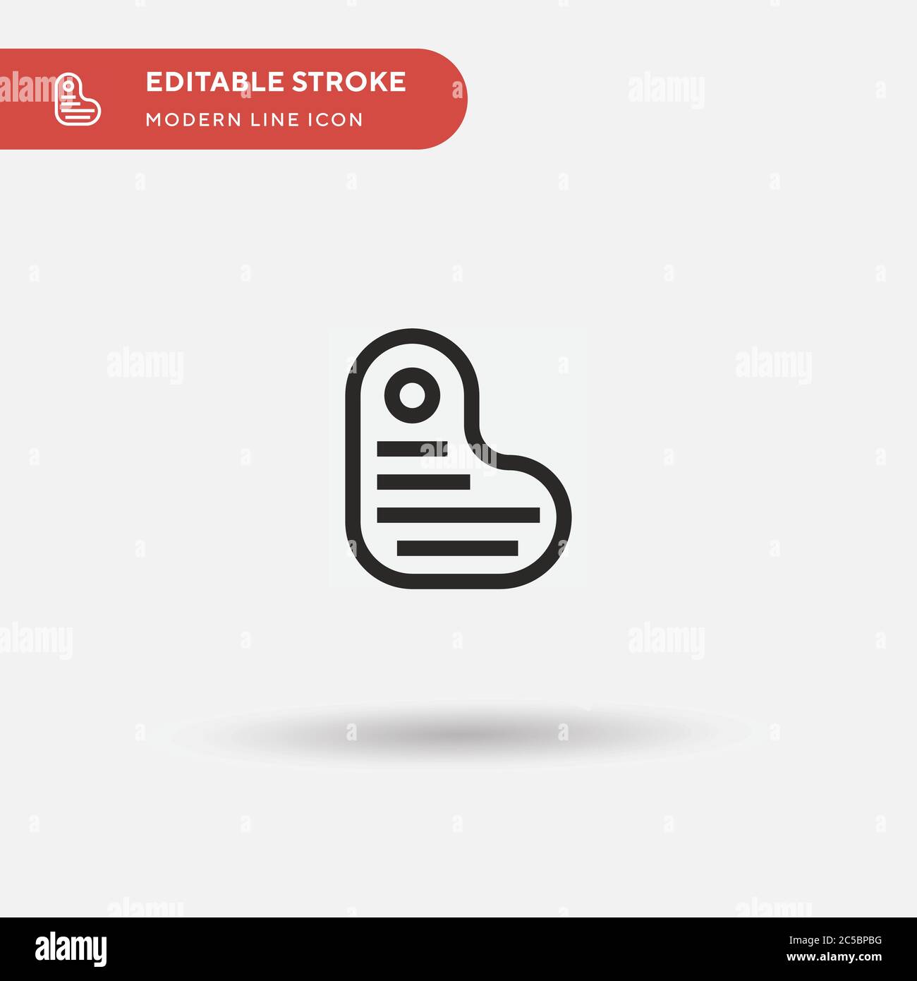 Steak Simple vector icon. Illustration symbol design template for web ...