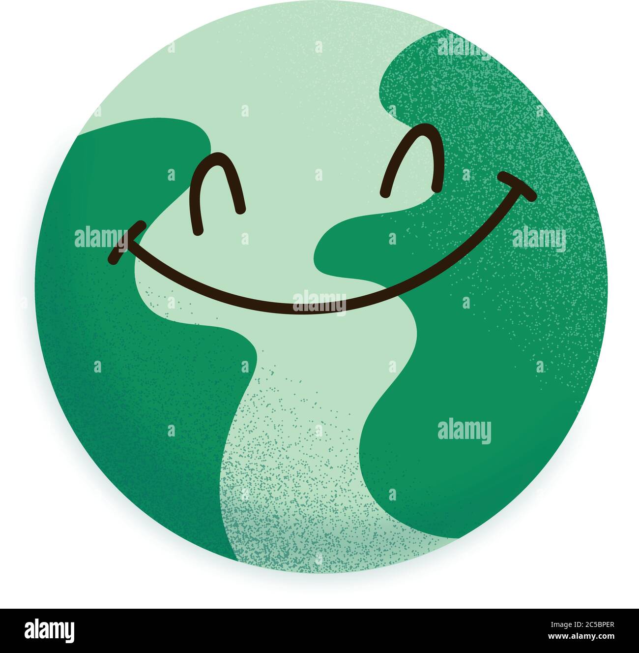 Happy earth planet cartoon Stock Vector Image & Art - Alamy