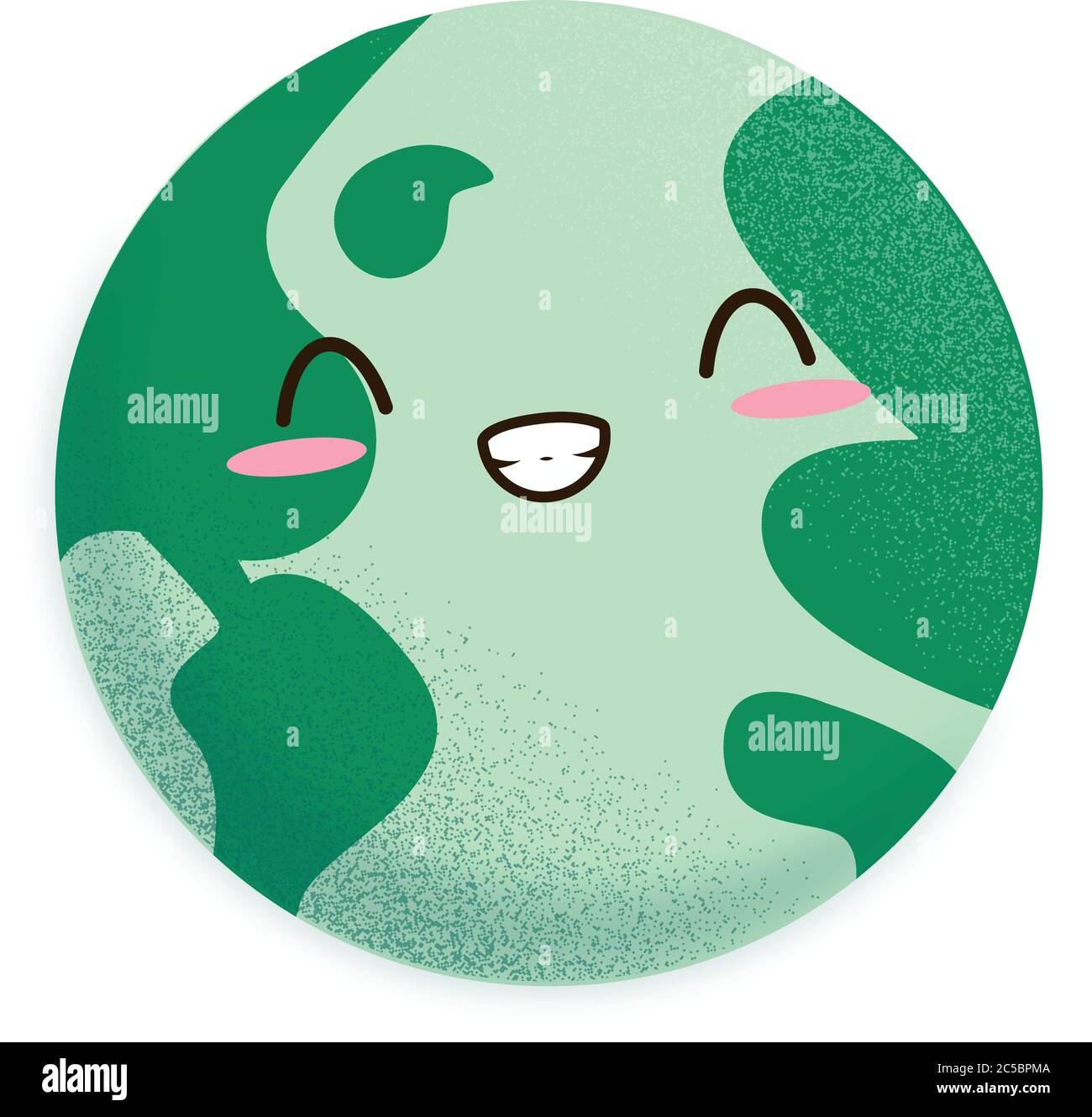 Happy earth planet cartoon Stock Vector Image & Art - Alamy