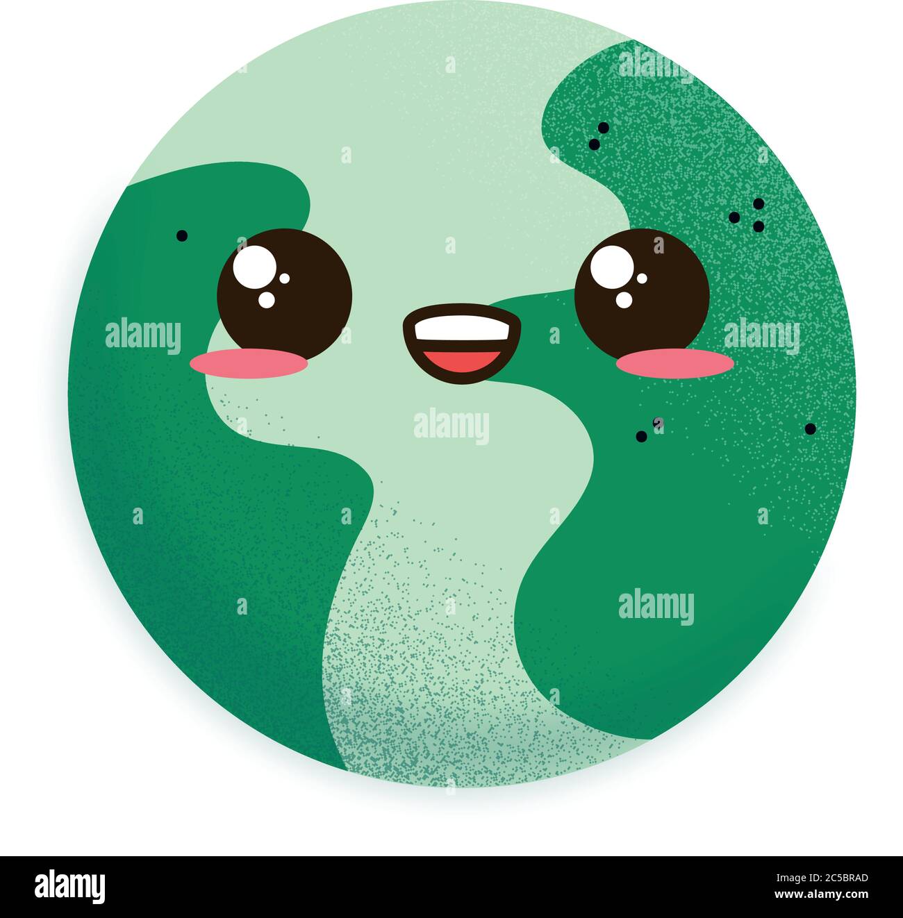 Happy earth planet cartoon Stock Vector Image & Art - Alamy