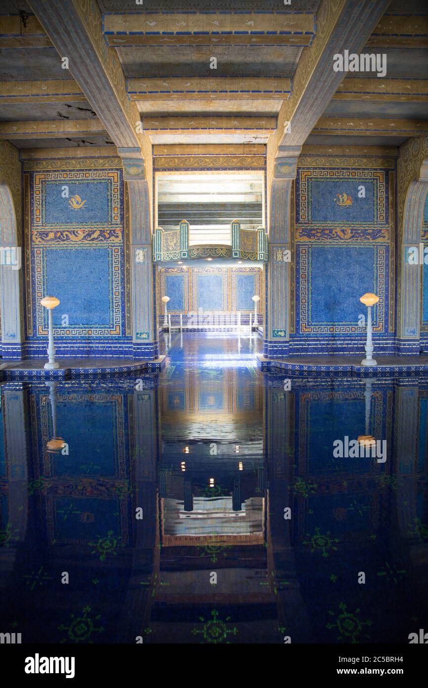 The Roman Pool at Hearst Castle Stock Photo - Alamy