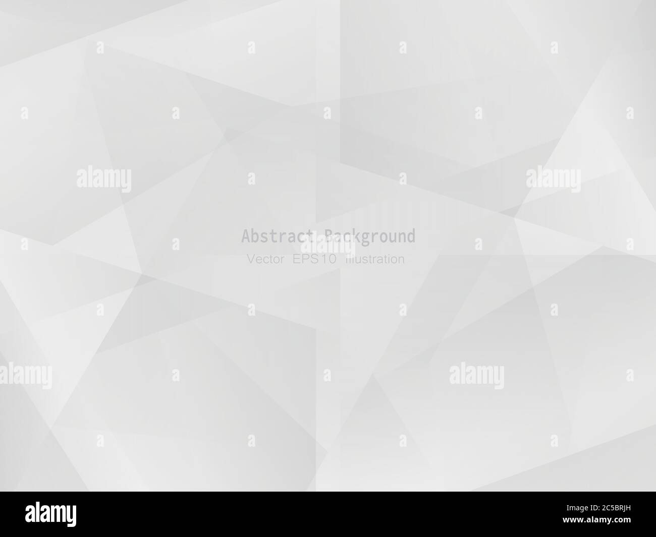 Abstract geometric white and gray polygon or lowpoly vector technology concept background. EPS10 ...