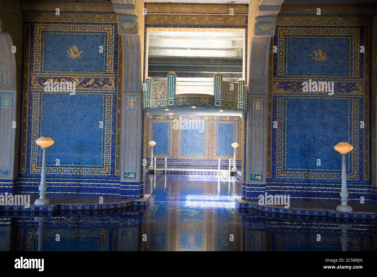 The Roman Pool at Hearst Castle Stock Photo - Alamy