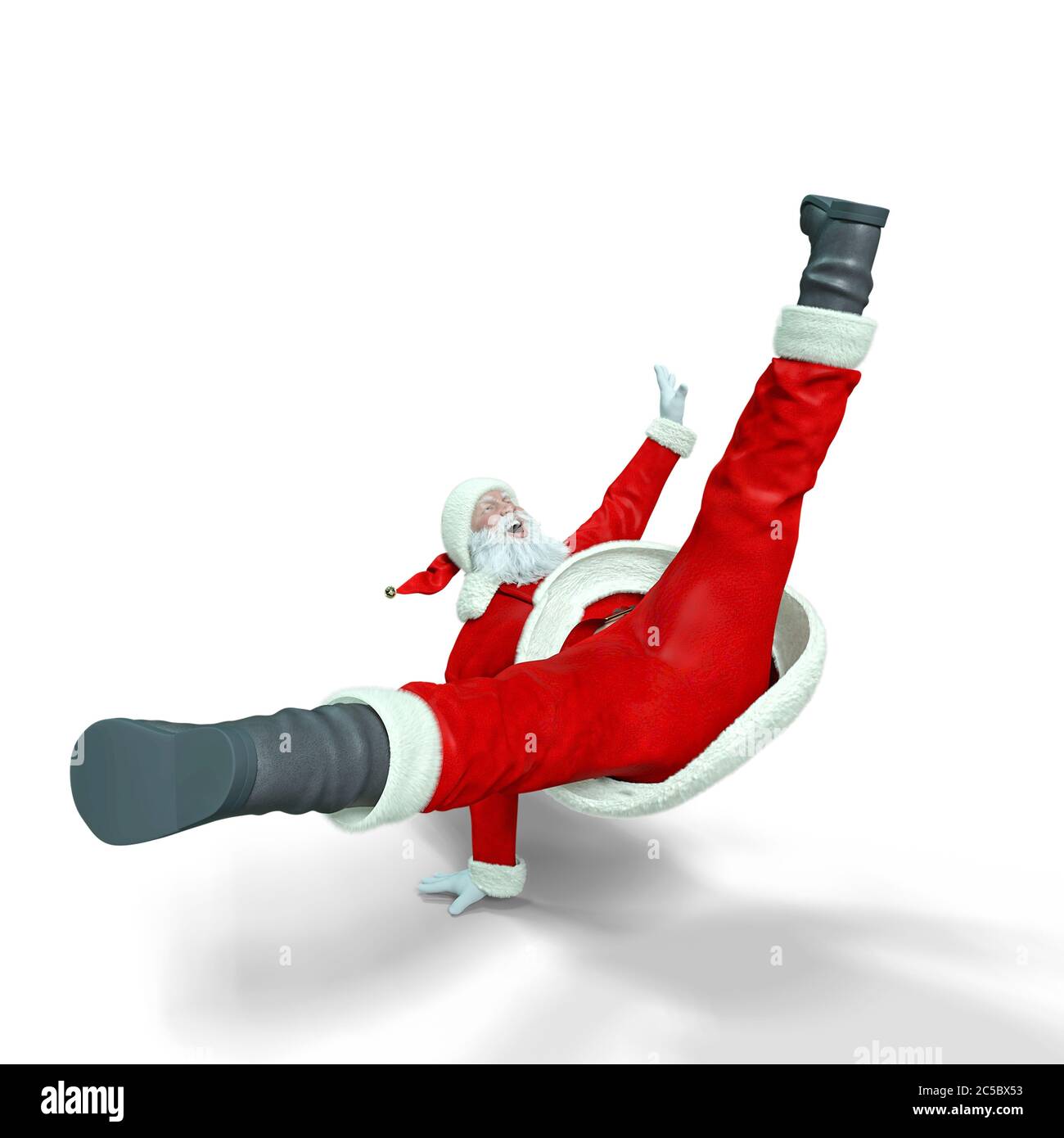 Break Dancing Santa