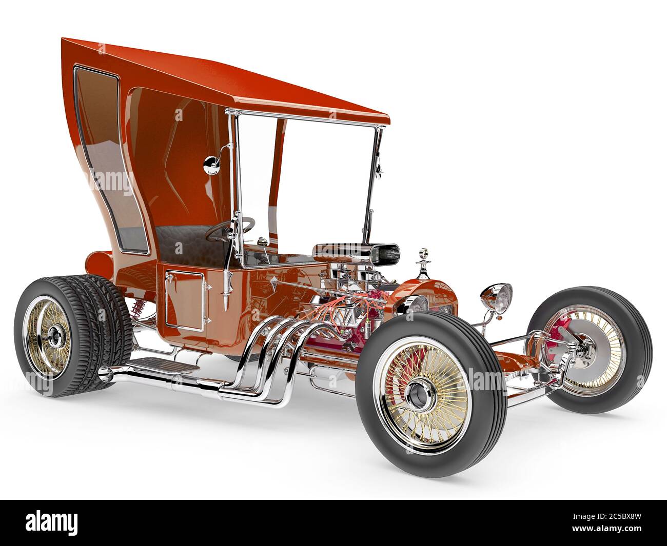 Classic vintage sports hot rod Cut Out Stock Images & Pictures - Alamy