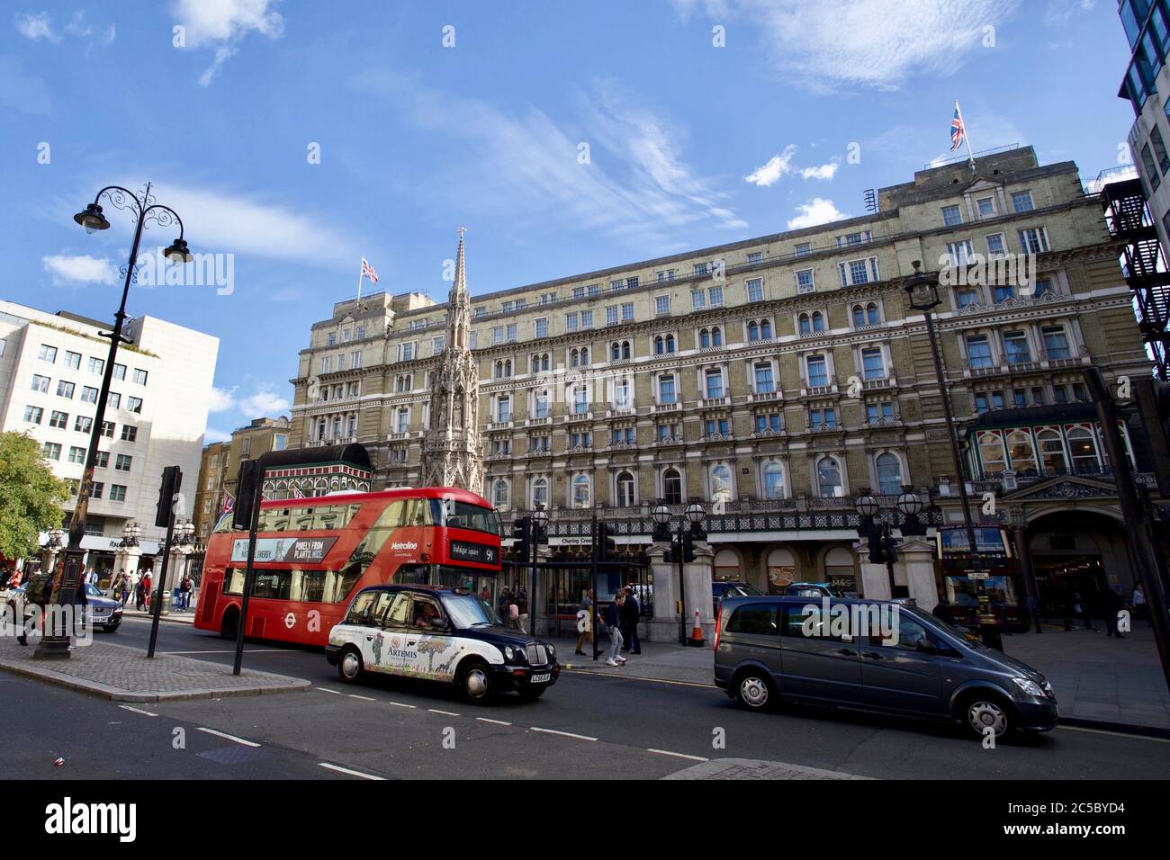 Charing cross city of westminster london england hi-res stock ...