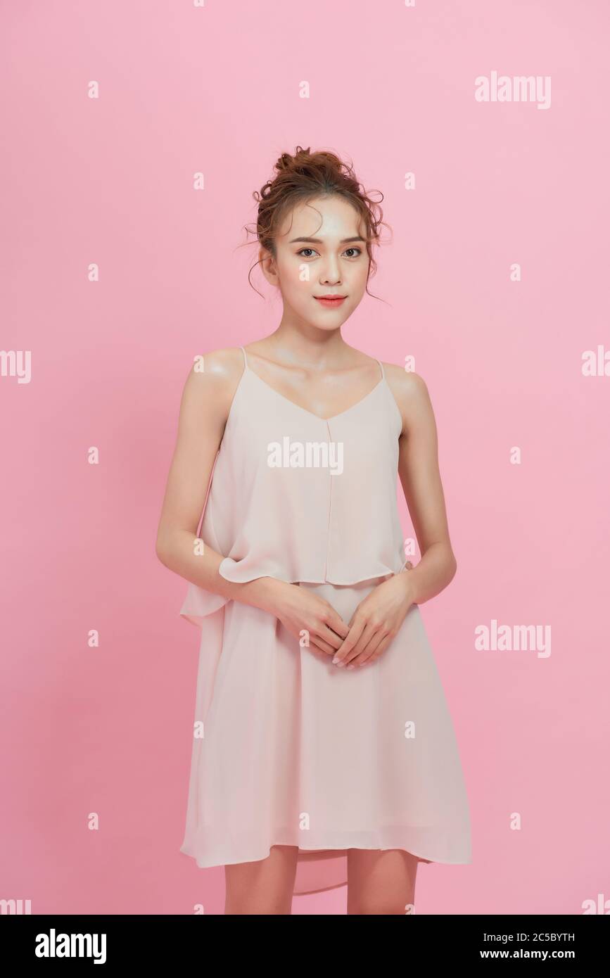 Beautiful Young asian Woman with Clean Fresh Skin look. Girl beauty ...