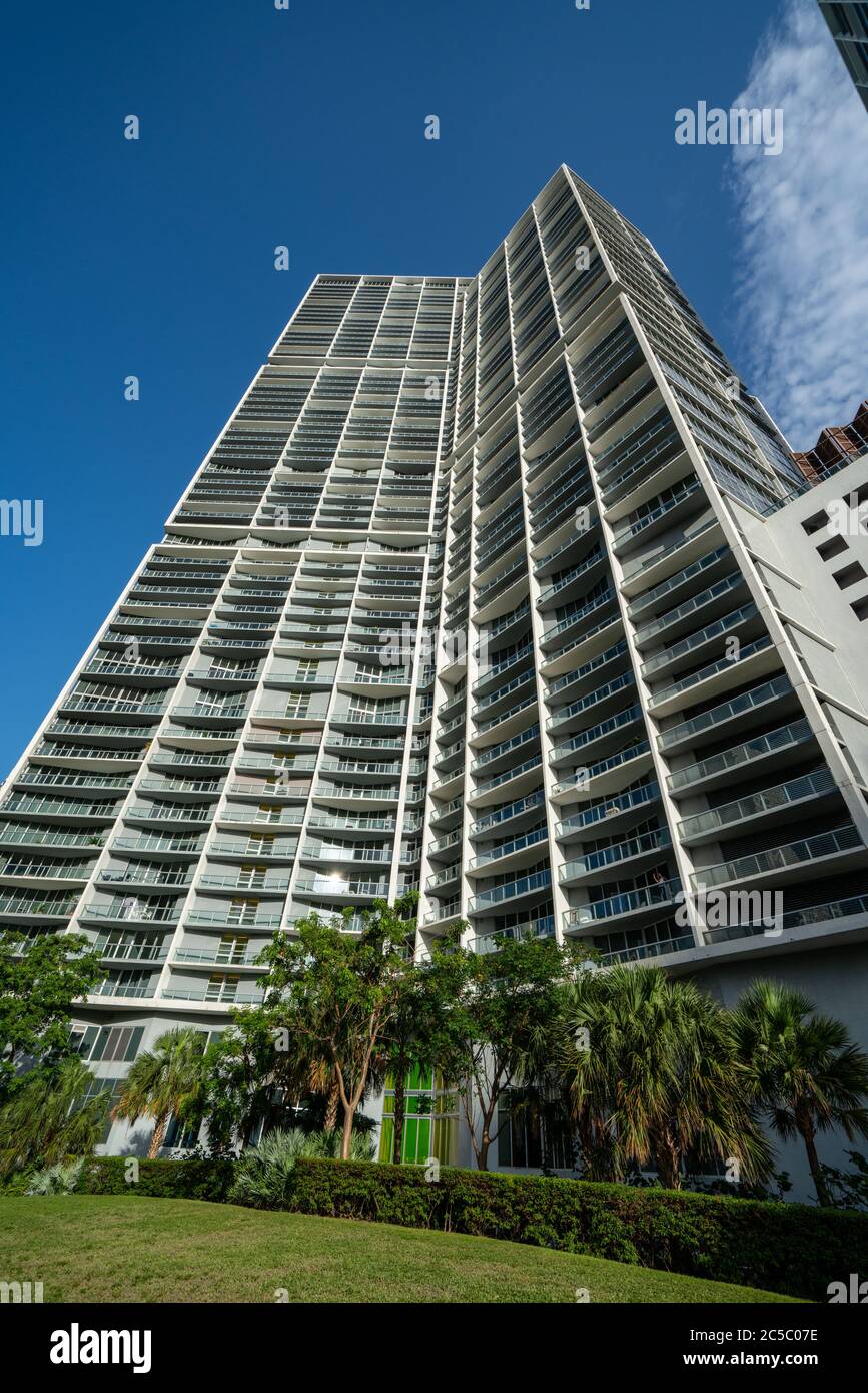 Icon brickell building hi-res stock photography and images - Alamy