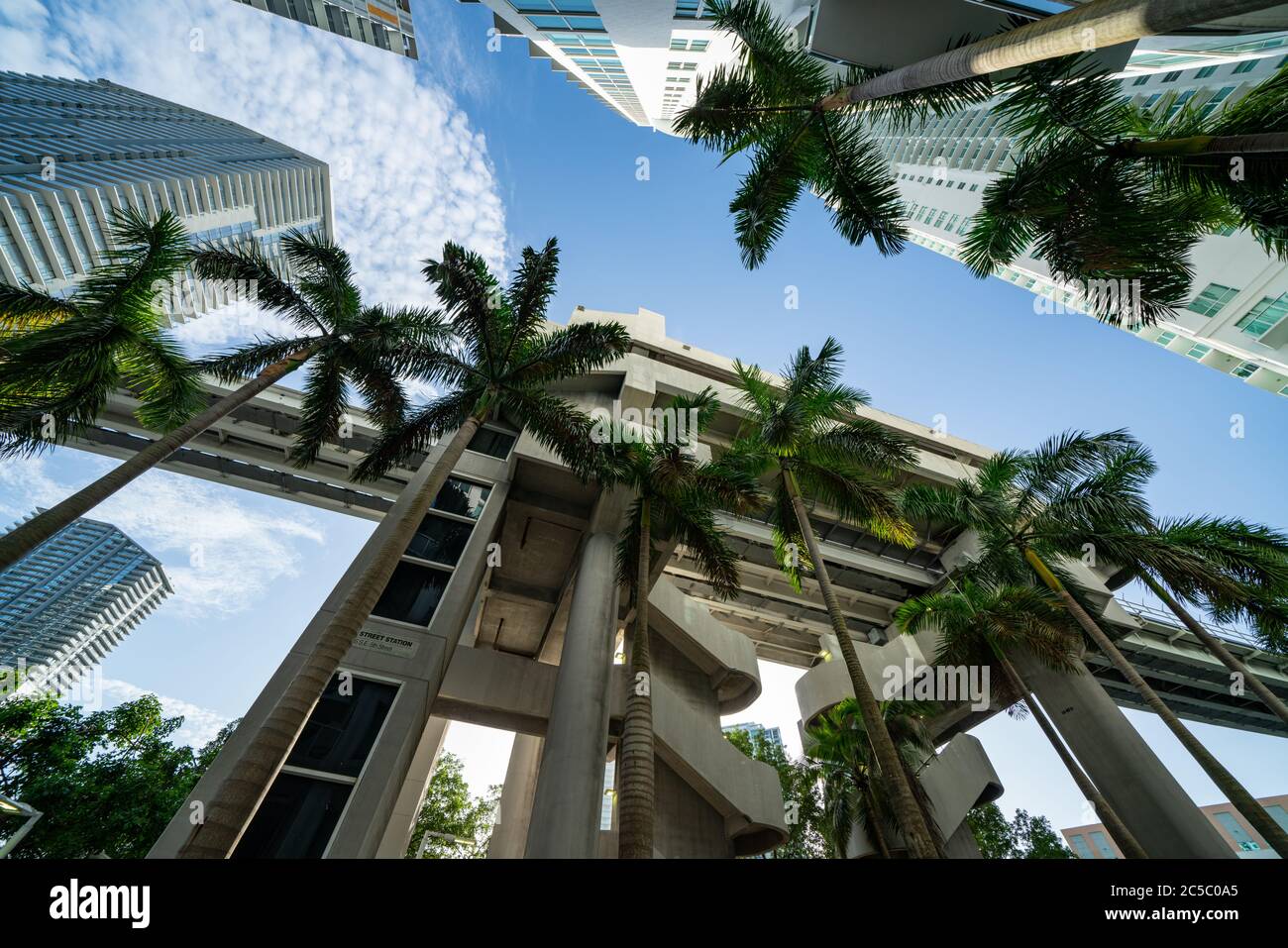 Urban architecture Downtown Brickell Miami FL Stock Photo - Alamy