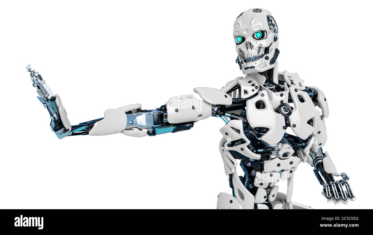 android karate pose close up, 3d illustration Stock Photo - Alamy
