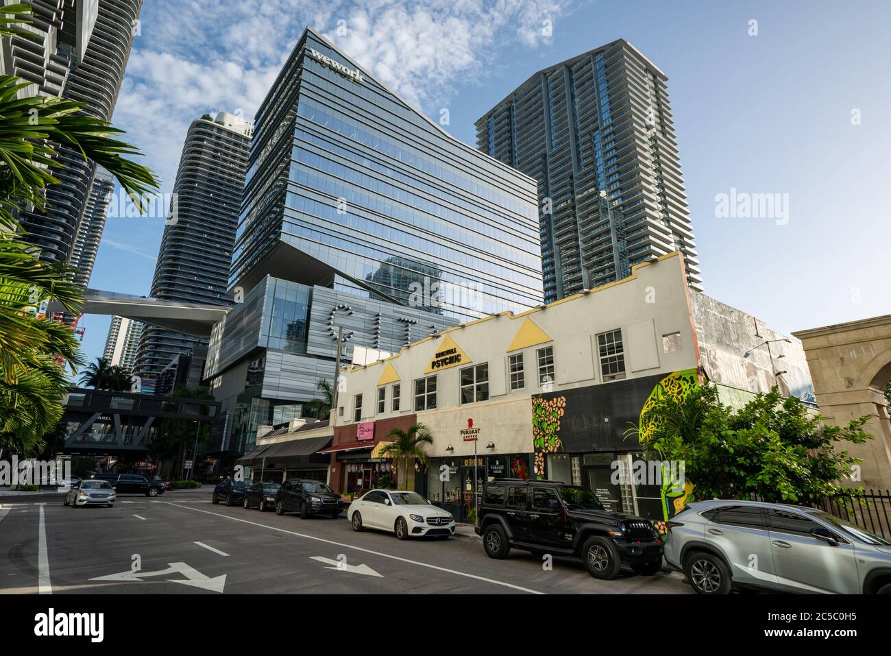 Brickell city tower hi-res stock photography and images - Alamy