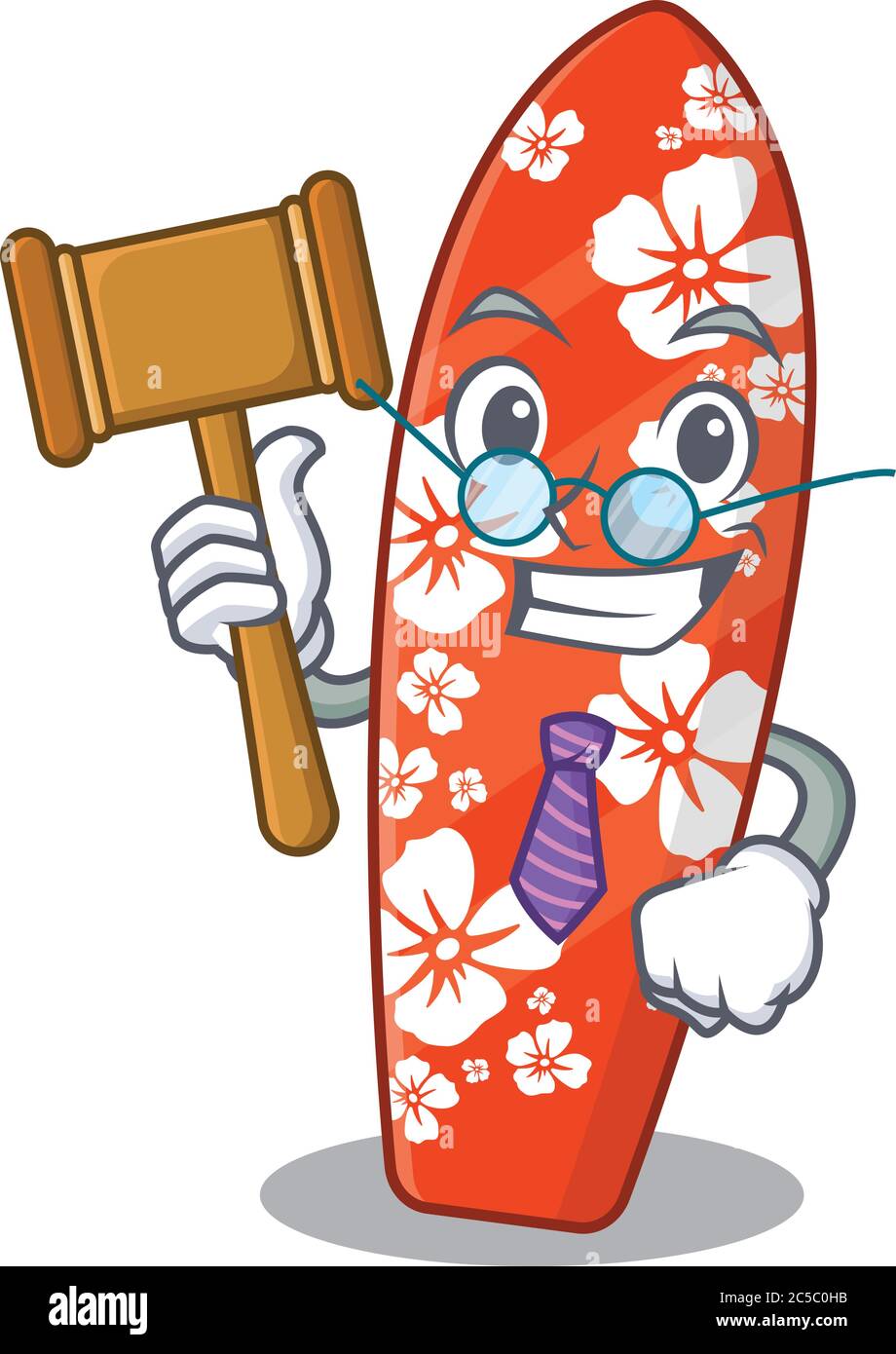 Caricature of a judge Stock Vector Images - Alamy