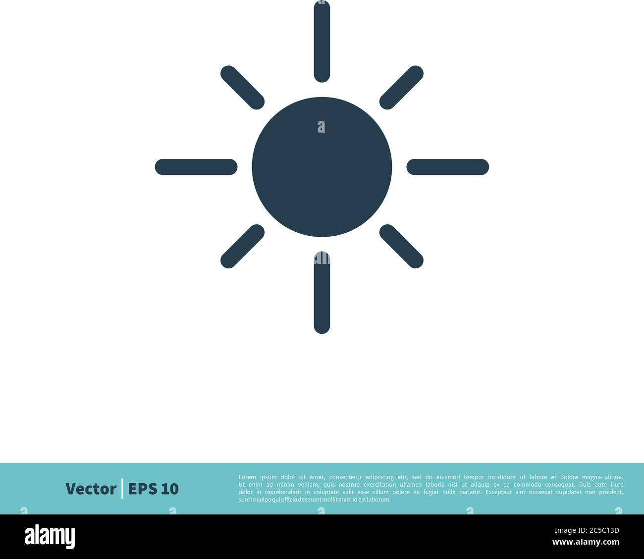 Sun Icon Vector Logo Template Illustration Design. Vector EPS 10 Stock ...
