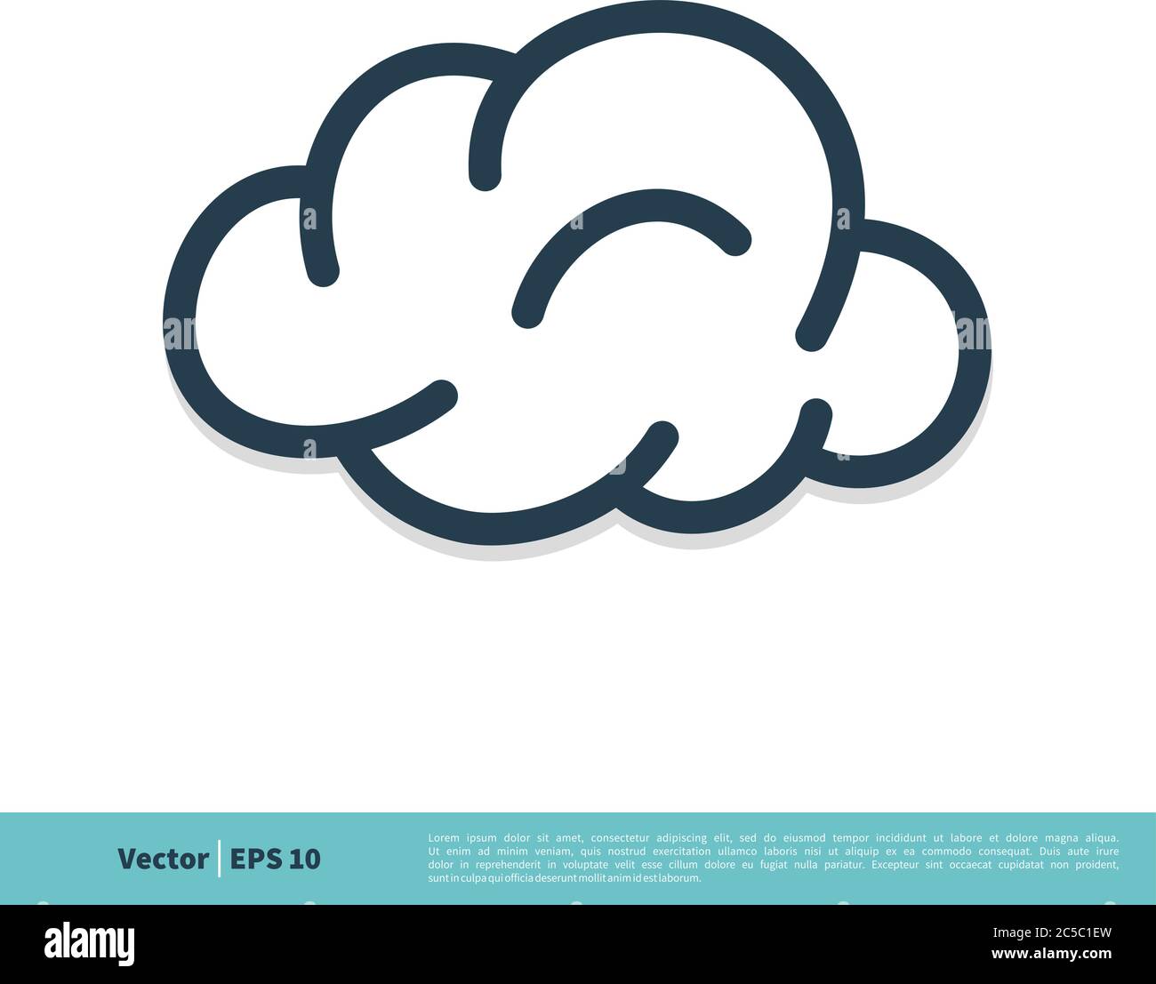 Cloud signage vector vectors hi-res stock photography and images - Alamy